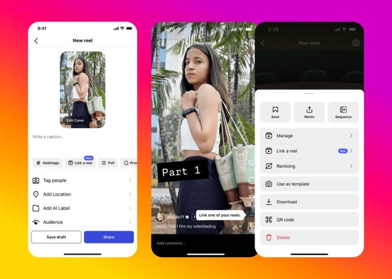 Instagram facilita criação de séries com links entre Reels – Martech ...